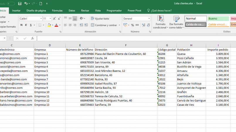 Crear lista en excel | Actualizado mayo 2023